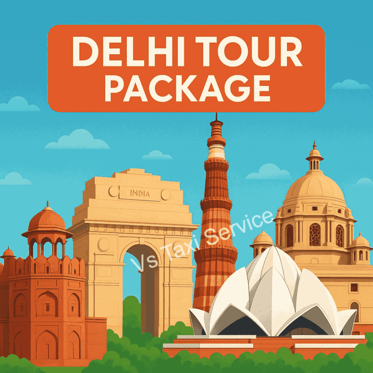 Delhi Tour Package – Full Day Sightseeing with VS Taxi Service